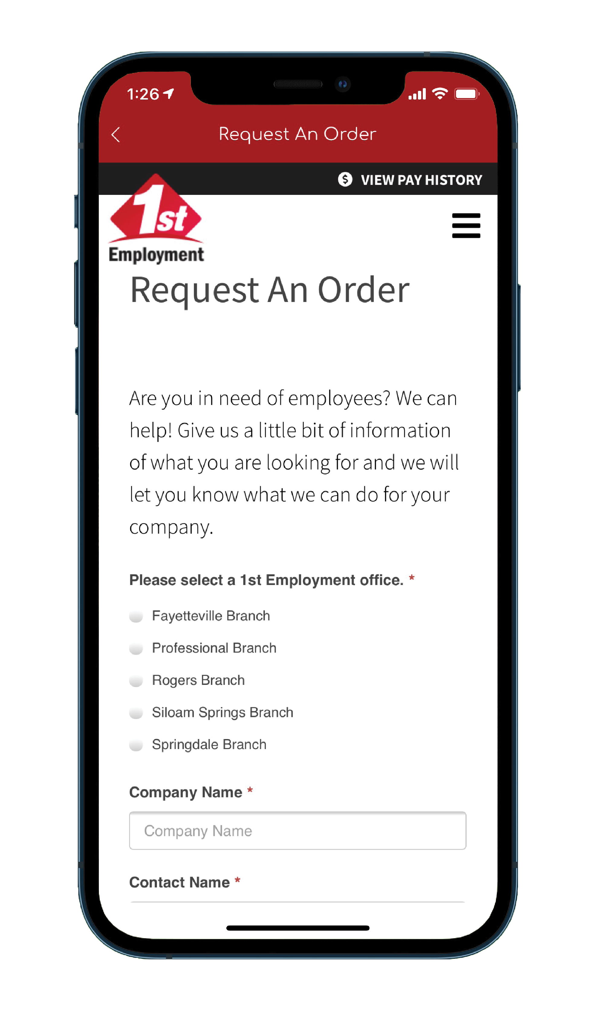 1st Employment App - 1st Employment